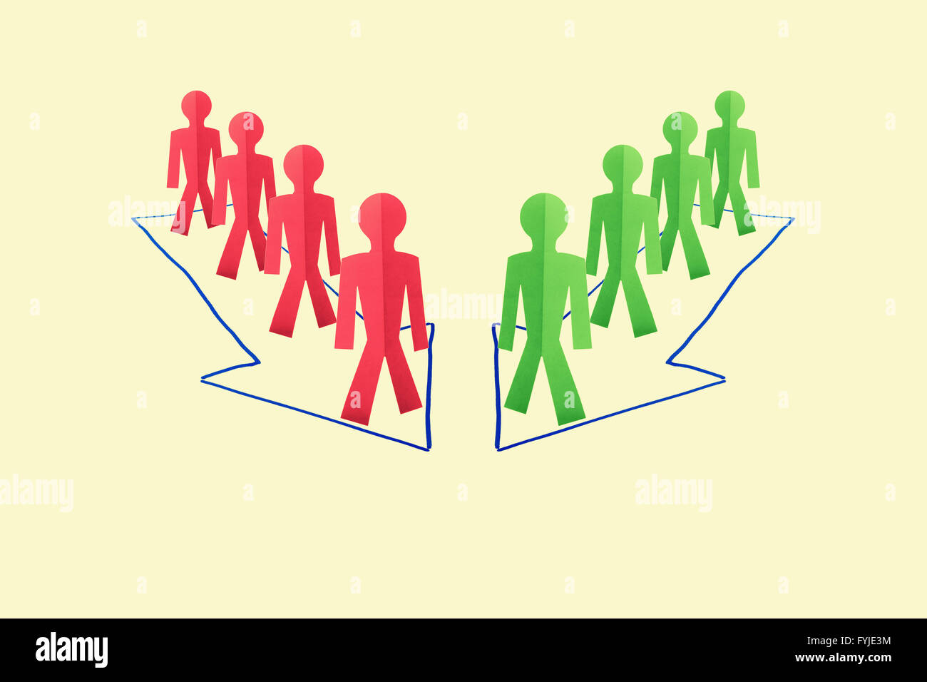 Right and wrong directions, concept Stock Photo - Alamy