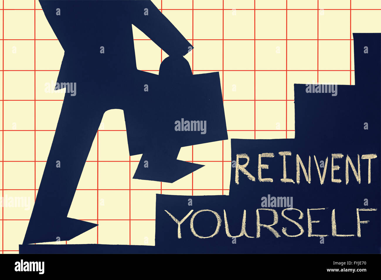 Reinvent Yourself Concept Stock Photo - Alamy