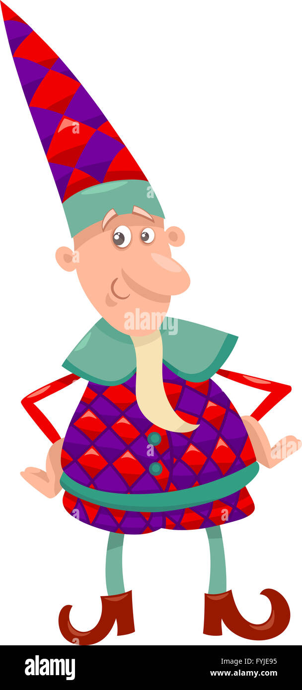 fantasy christmas elf cartoon Stock Photo - Alamy