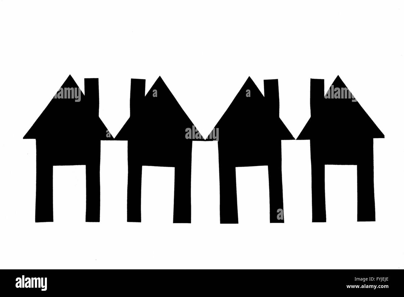 Residential paper Cut Out Stock Images & Pictures - Alamy
