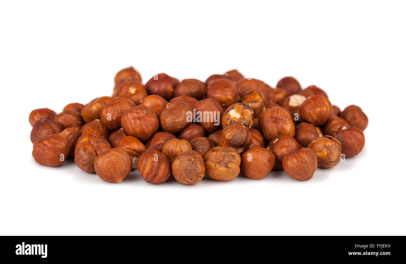Heap of peeled filbert nuts Stock Photo - Alamy
