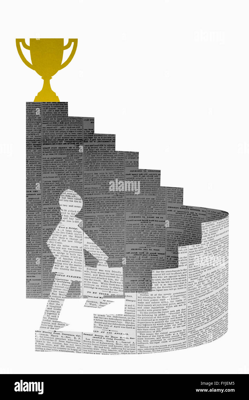 Run towards success Stock Photo - Alamy