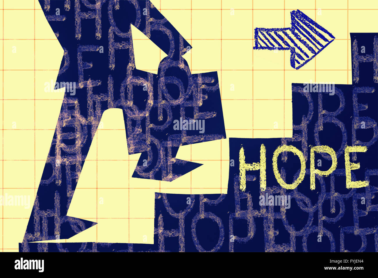 Hope to success Concept Stock Photo - Alamy