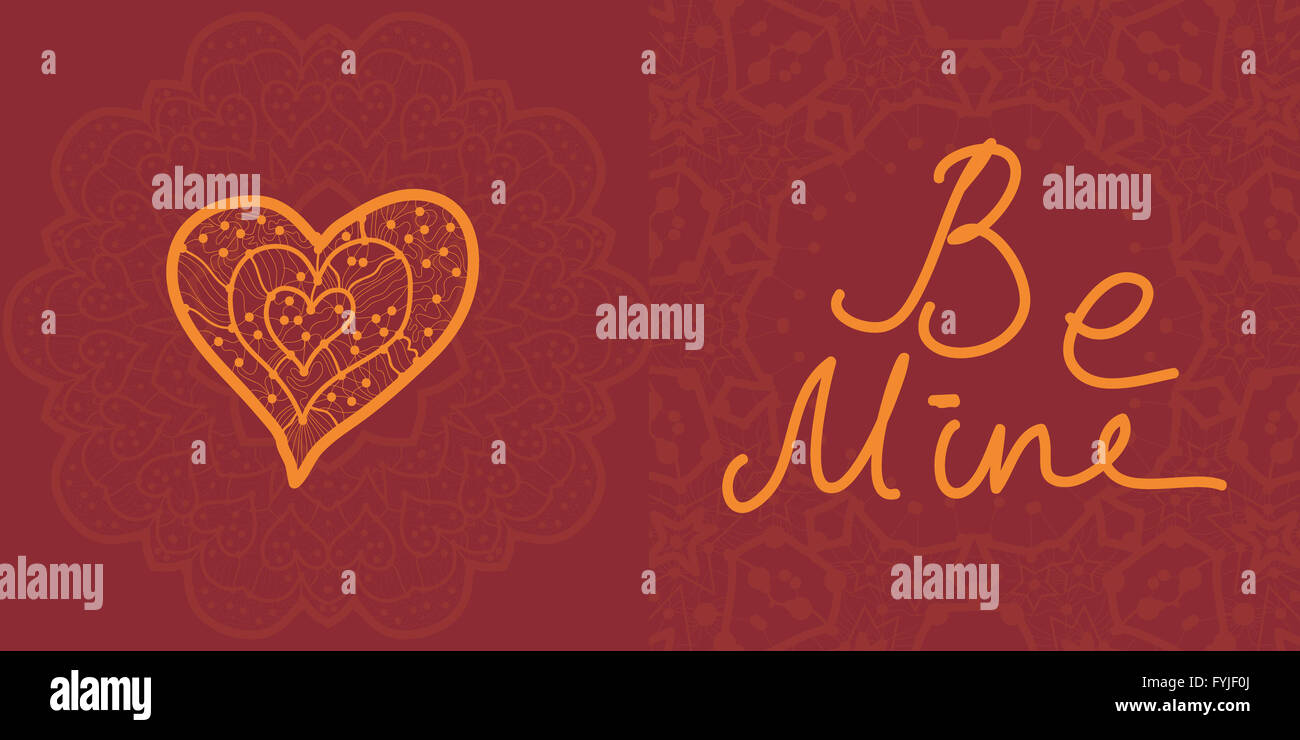 Valentine cards, vector design editable Stock Photo - Alamy