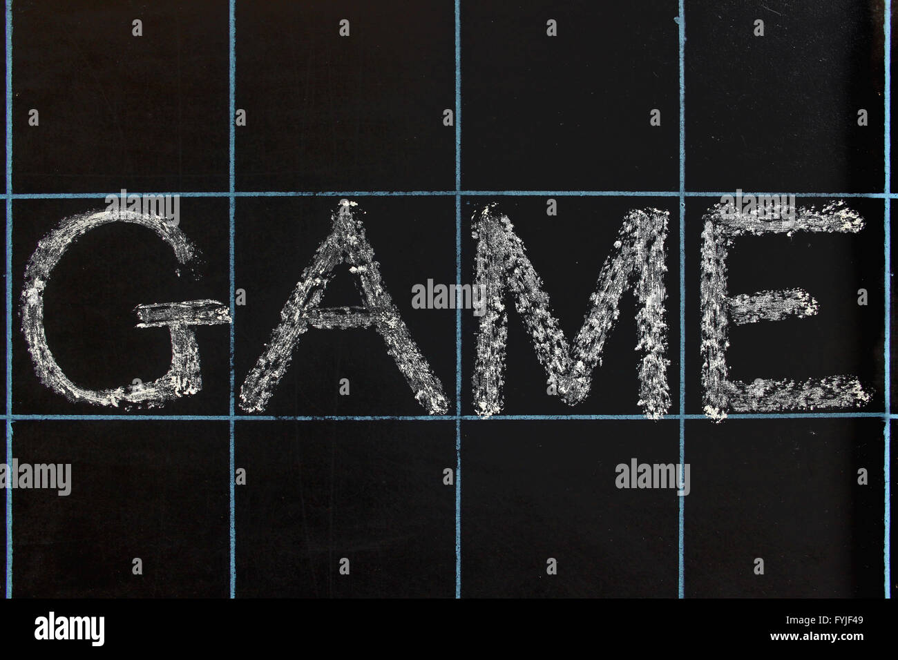 Gameplay chalkboard hi-res stock photography and images - Alamy