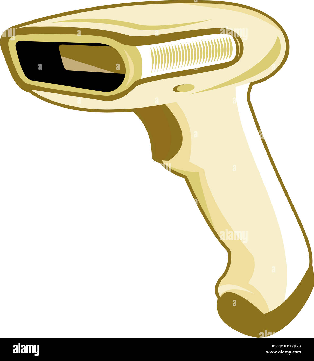 Barcode Scanner Reader Retro Stock Photo - Alamy