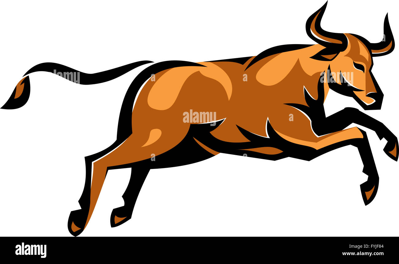 Bull jumping Cut Out Stock Images & Pictures - Alamy