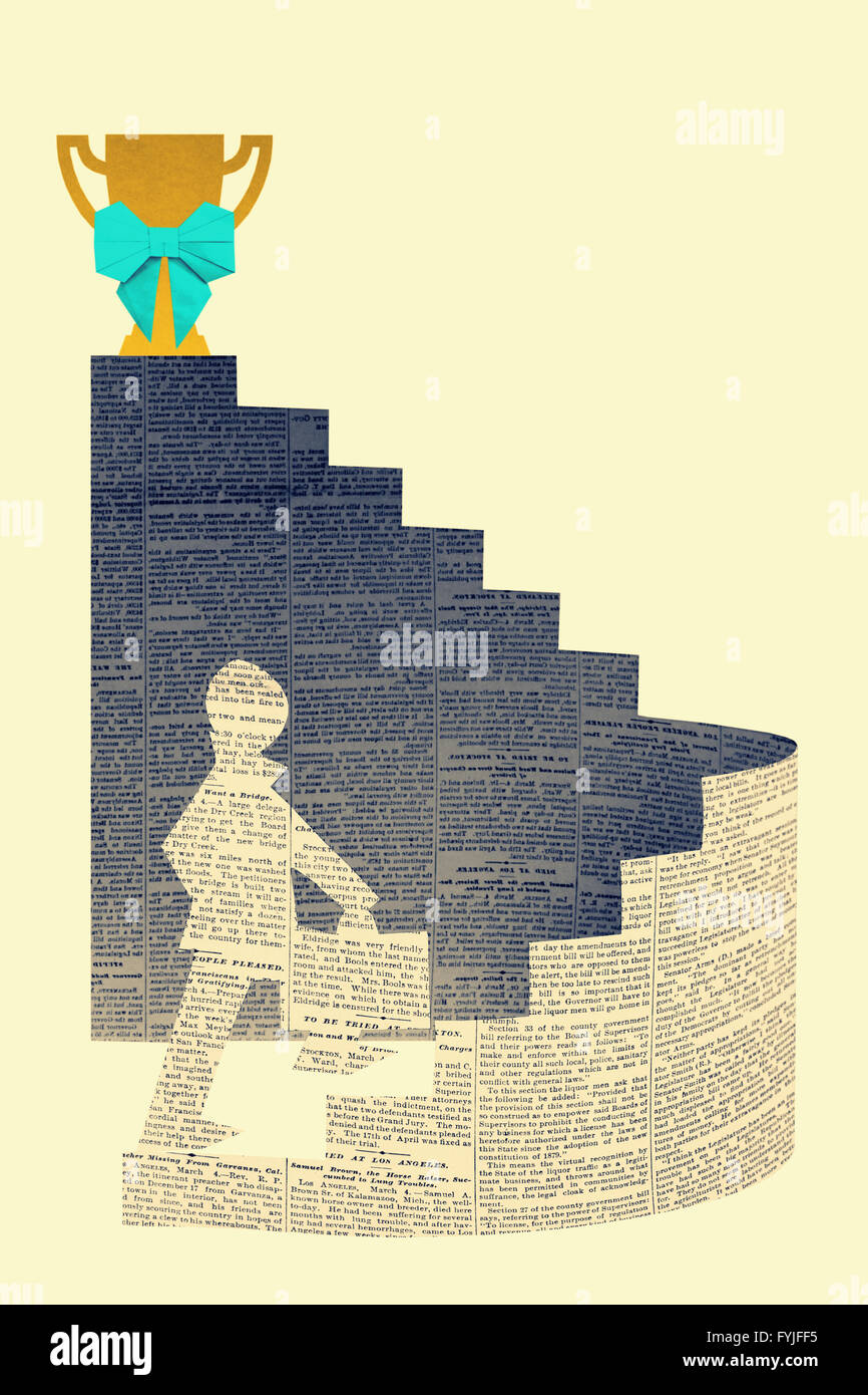 Confidence make steps to success hi-res stock photography and images ...