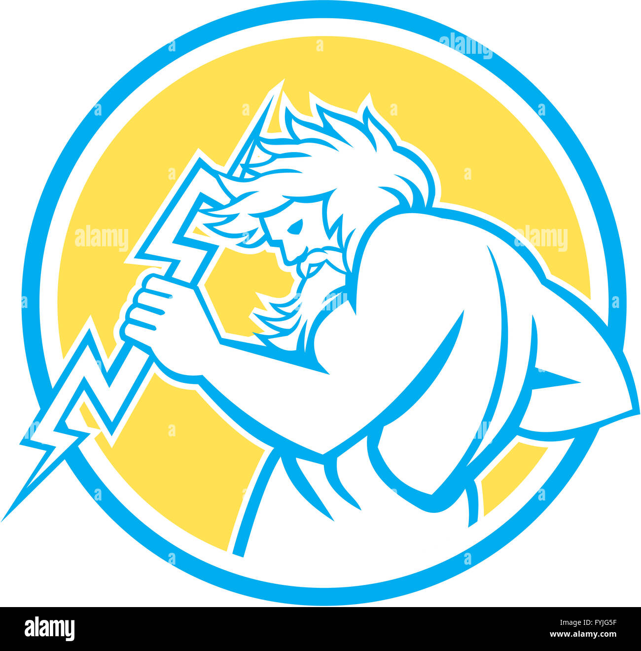 Zeus thunderbolt hi-res stock photography and images - Alamy