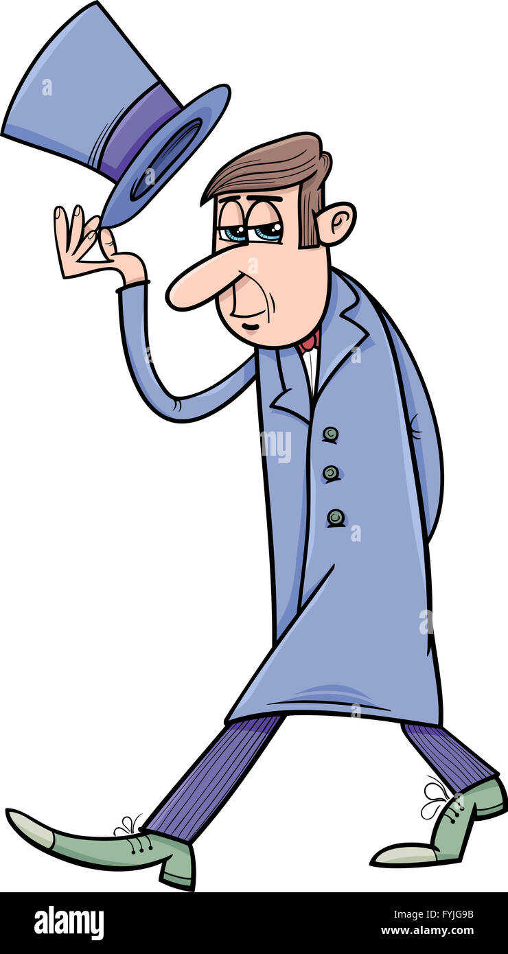 distinguished man cartoon Stock Photo - Alamy