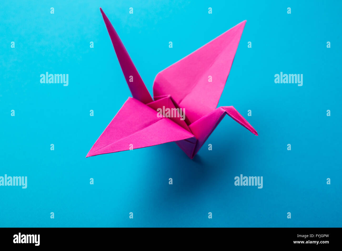 red origami paper Stock Photo - Alamy
