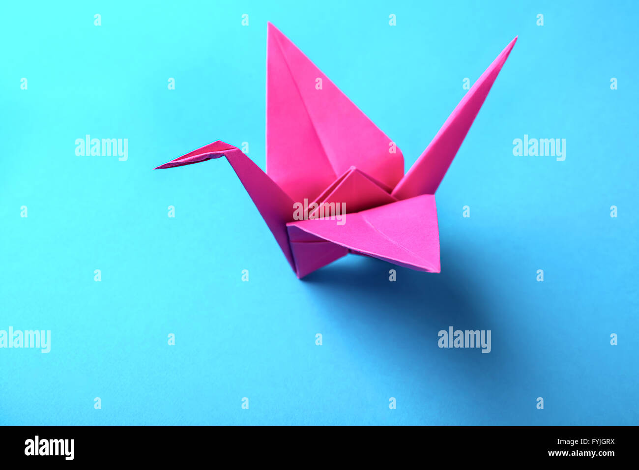 red origami paper Stock Photo - Alamy