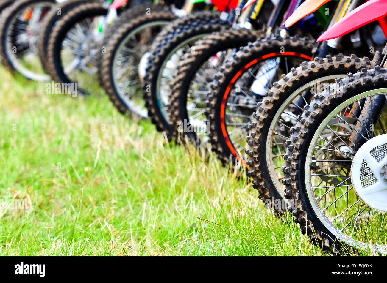Motocross race start line hi-res stock photography and images - Alamy