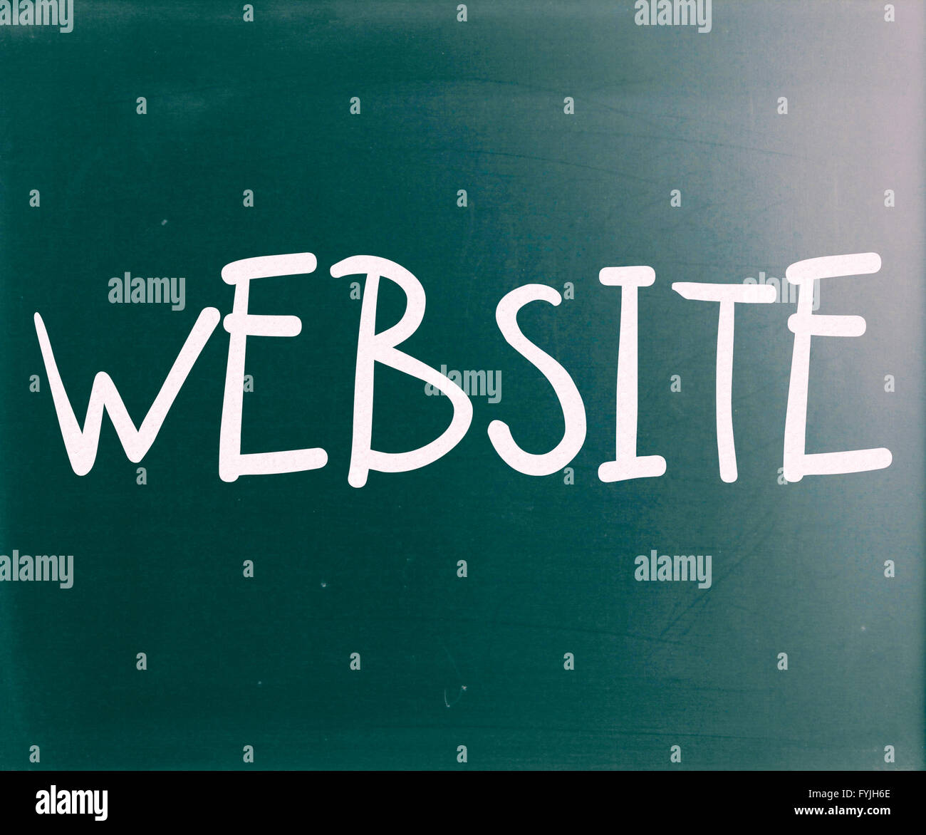 Website handwritten with white chalk on a blackboard Stock Photo - Alamy
