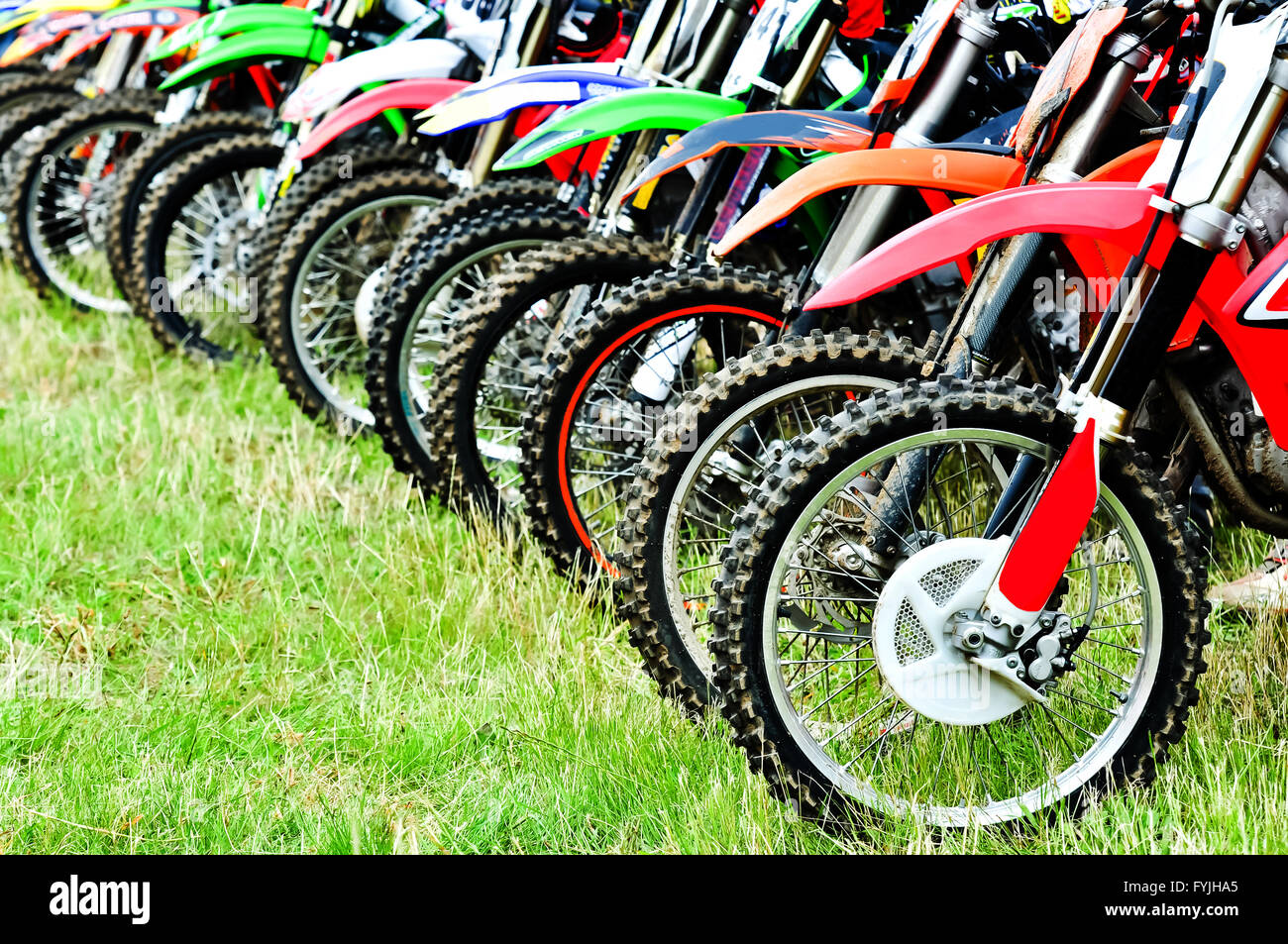 Motocross race start line hi-res stock photography and images - Alamy