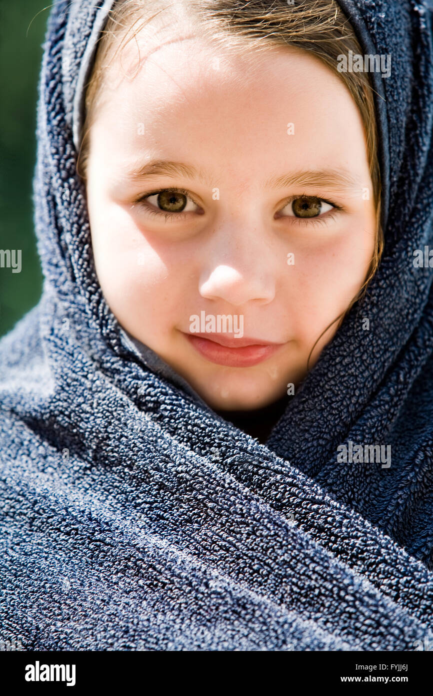 Binded in a towel Stock Photo - Alamy