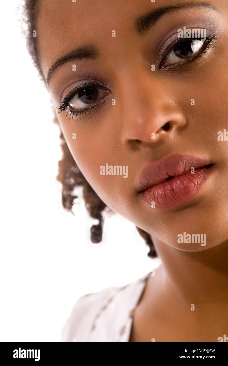 Face african model hi-res stock photography and images - Alamy