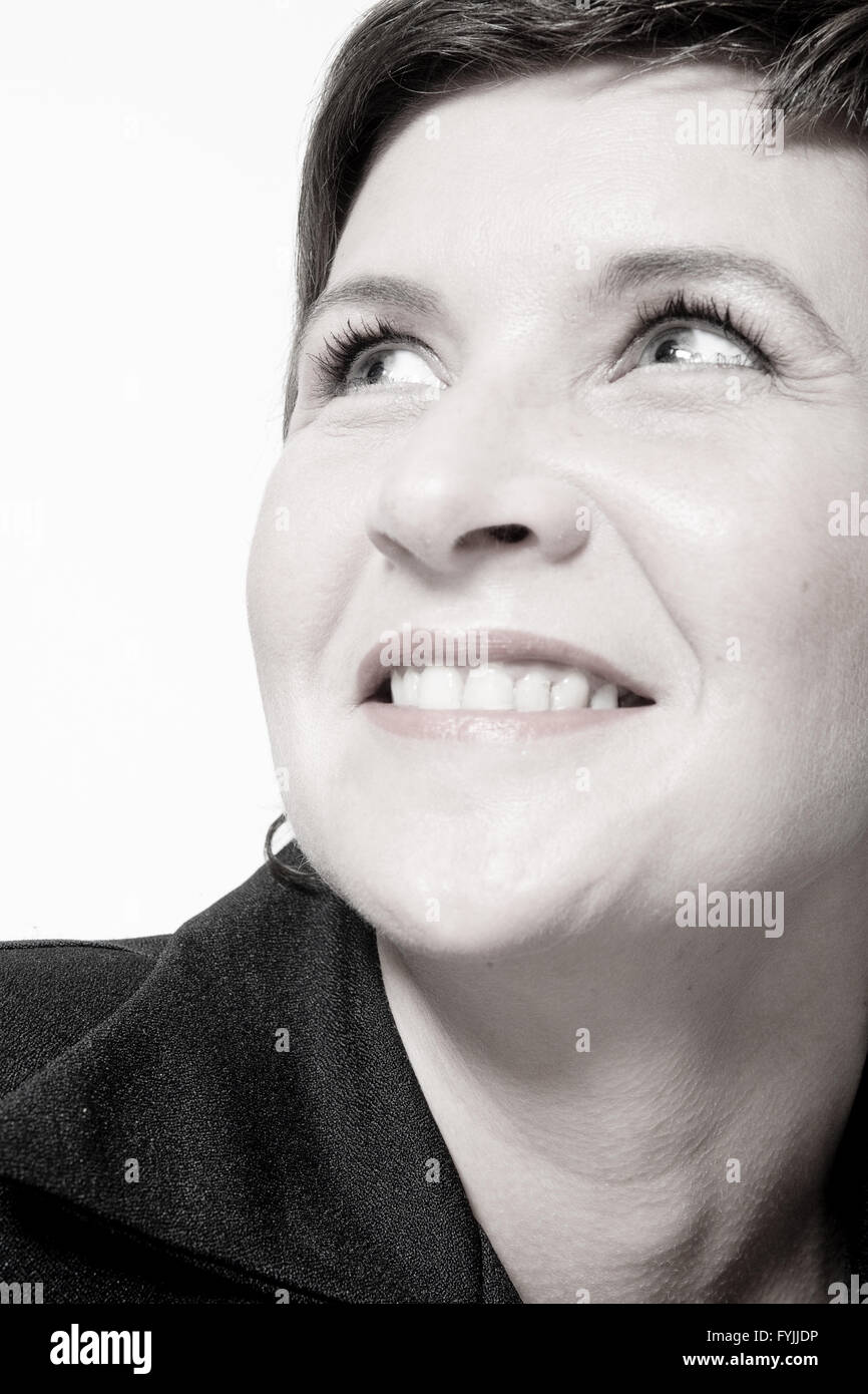 Smiling beauty girl Stock Photo - Alamy