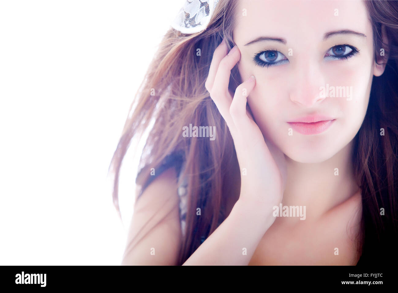 Beautiful bright eyes Stock Photo - Alamy