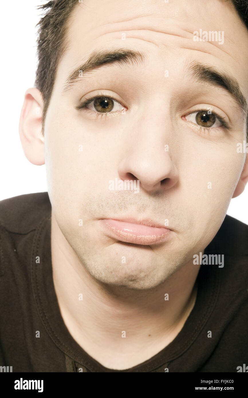 Portrait of an expressive man Stock Photo - Alamy
