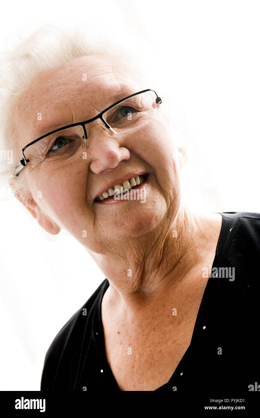 Woman in light white hi-res stock photography and images - Alamy