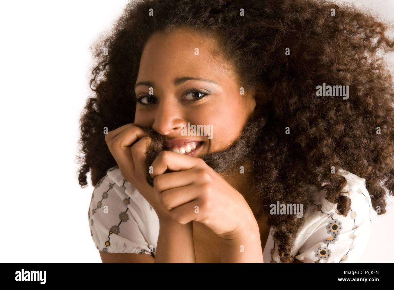 African fresh smile Stock Photo - Alamy