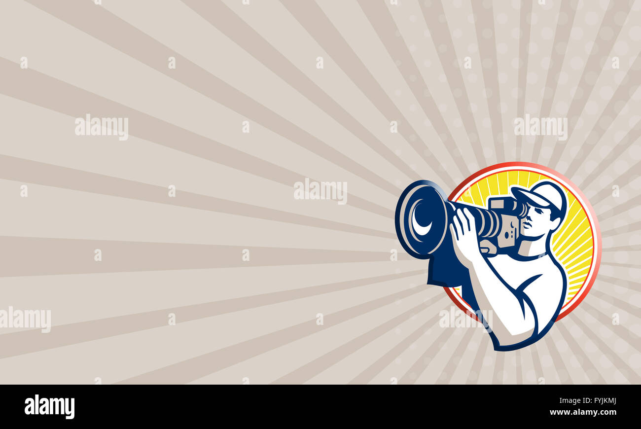 Cameraman Film Crew HD Video Camera Stock Photo - Alamy