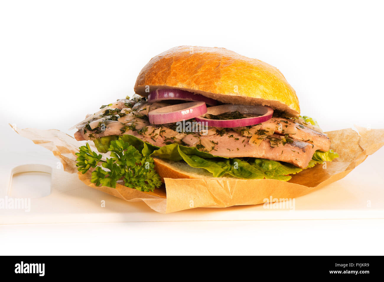 fish fillet bun Stock Photo - Alamy