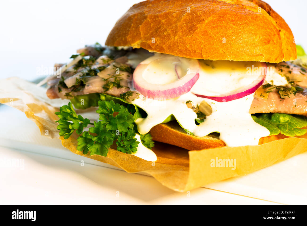 fish fillet bun Stock Photo - Alamy