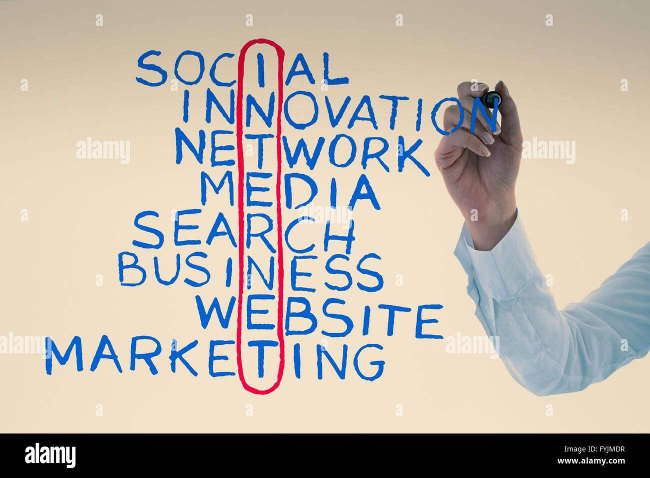 Drawing computer network hi-res stock photography and images - Alamy