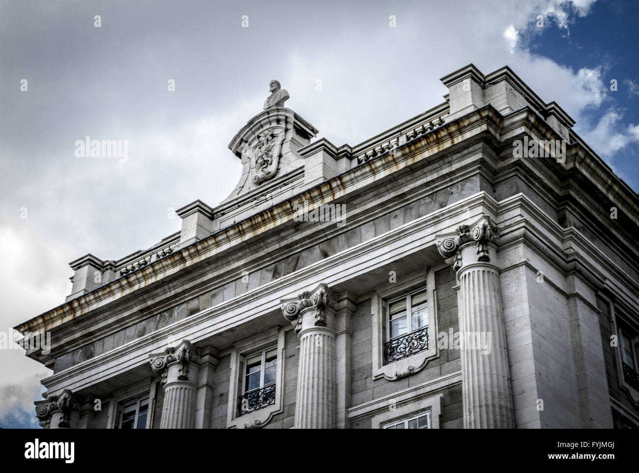 Royal palace, Image of the city of Madrid, its characteristic ...
