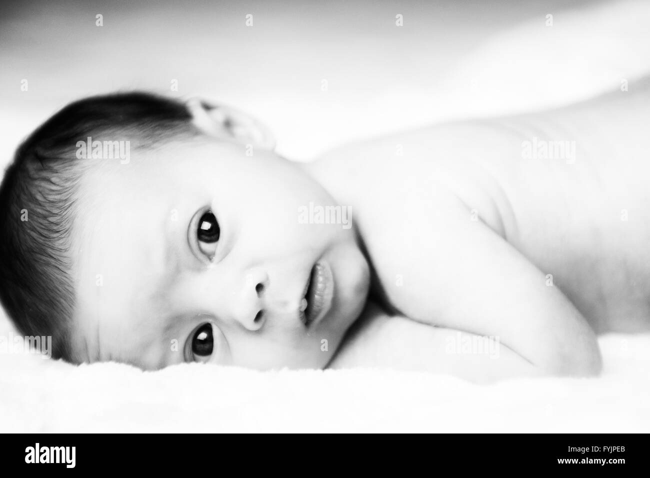 Baby and newborn Black and White Stock Photos & Images - Alamy