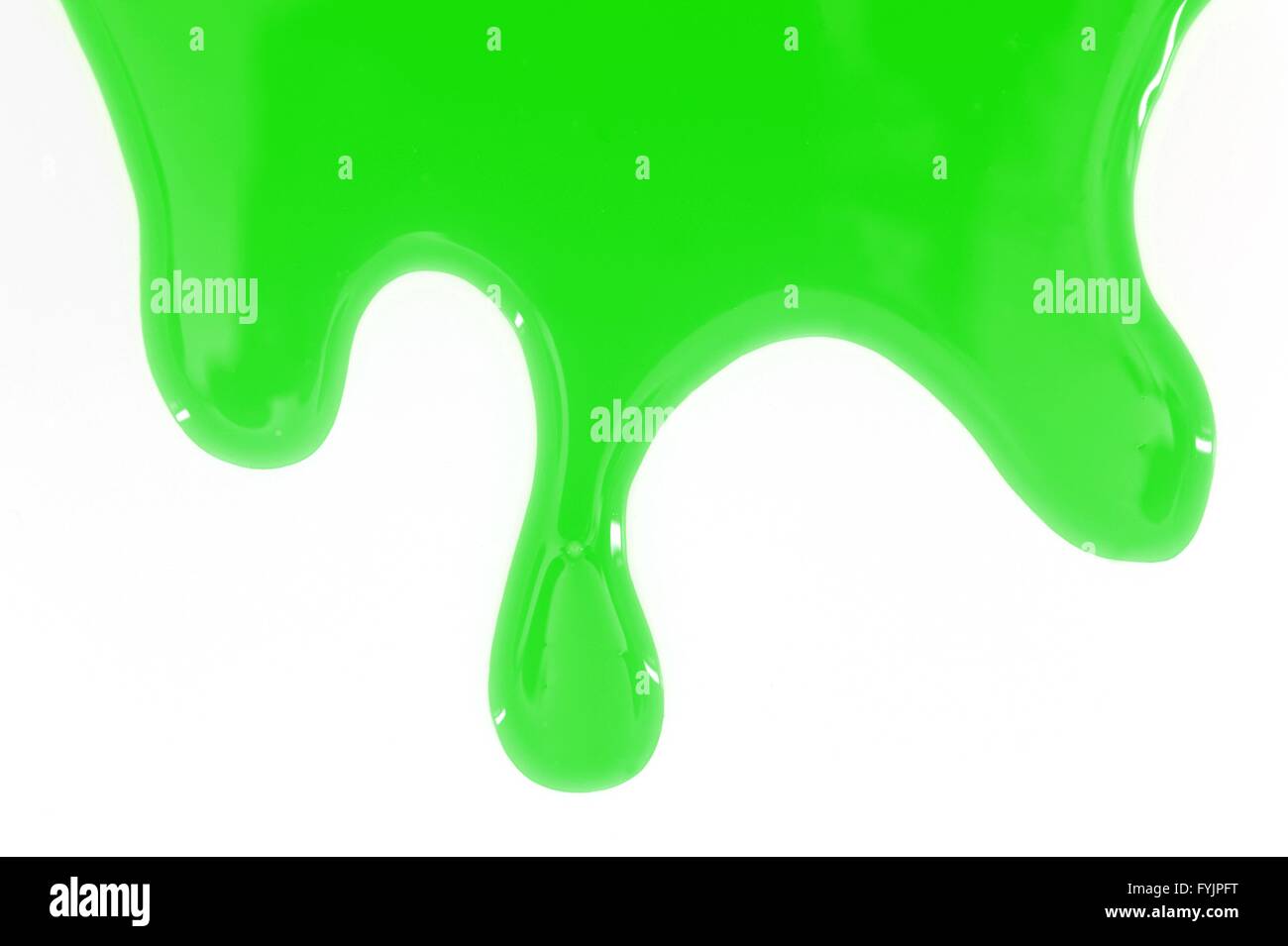 An abstract image of slime on a white background Stock Photo - Alamy