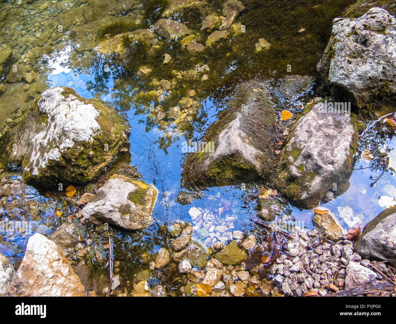 The mountain river in the Crimea Stock Photo - Alamy