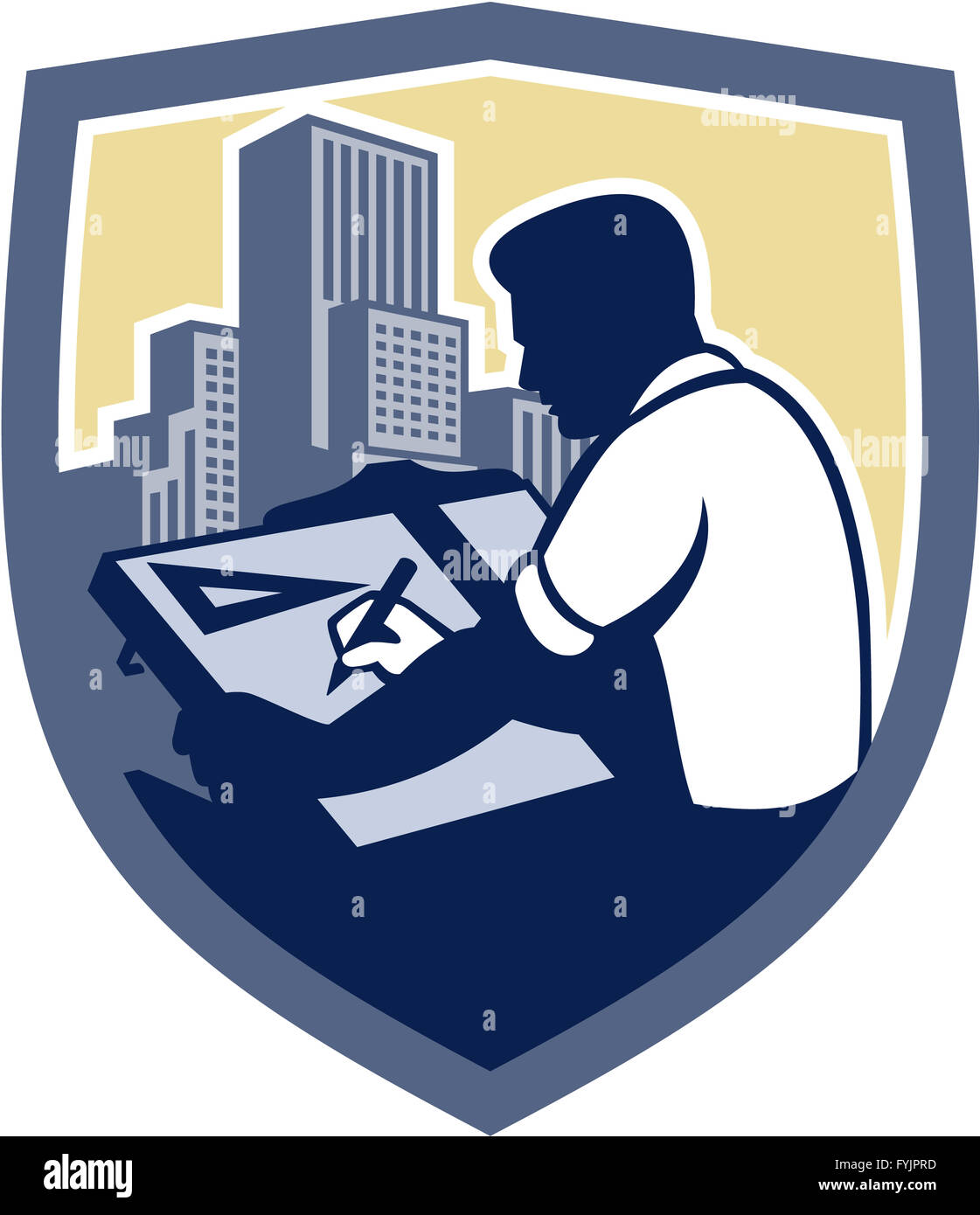 Draftsman drawing hi-res stock photography and images - Alamy