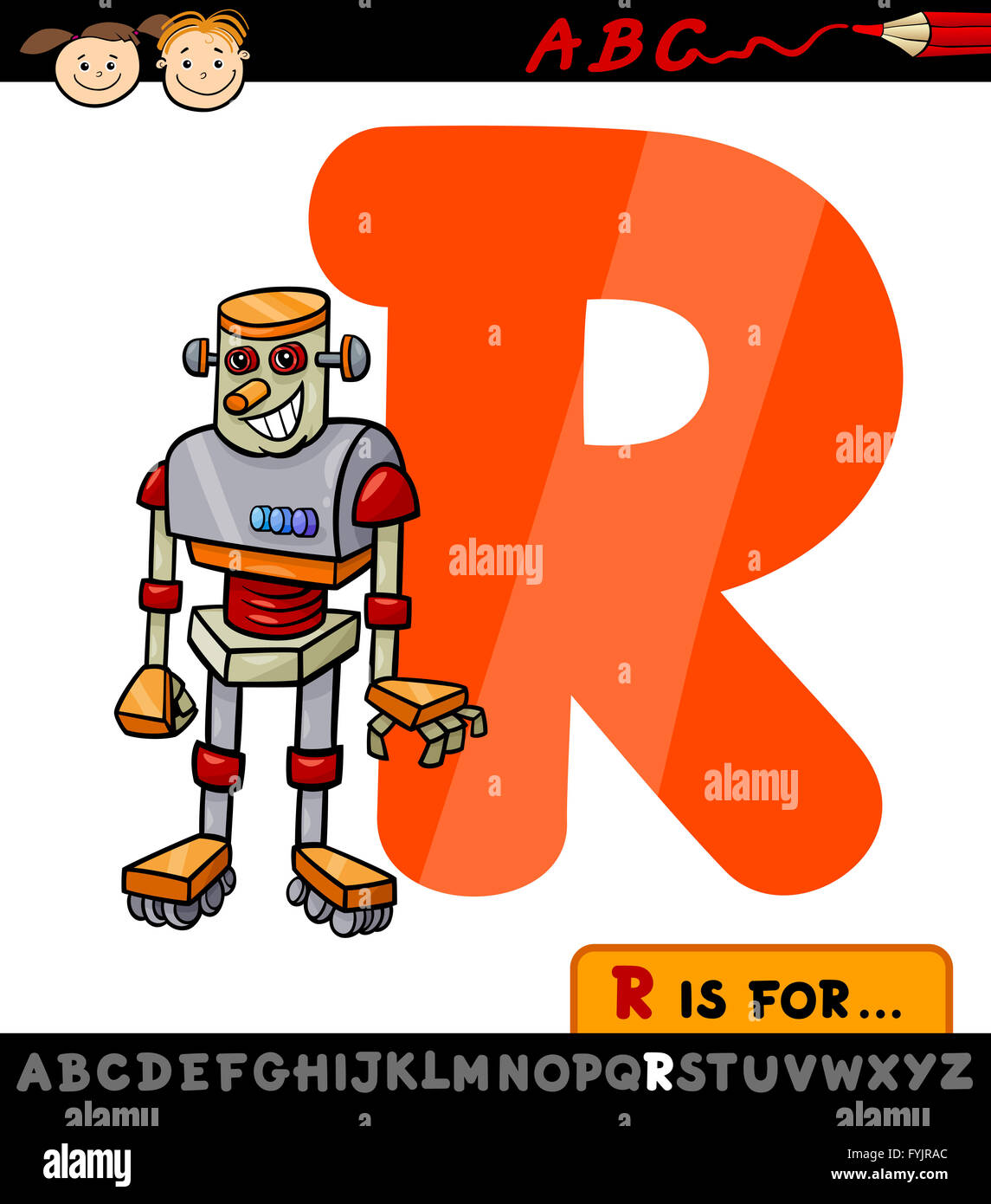 Cartoon Letter R Stock Photos & Cartoon Letter R Stock Images - Alamy