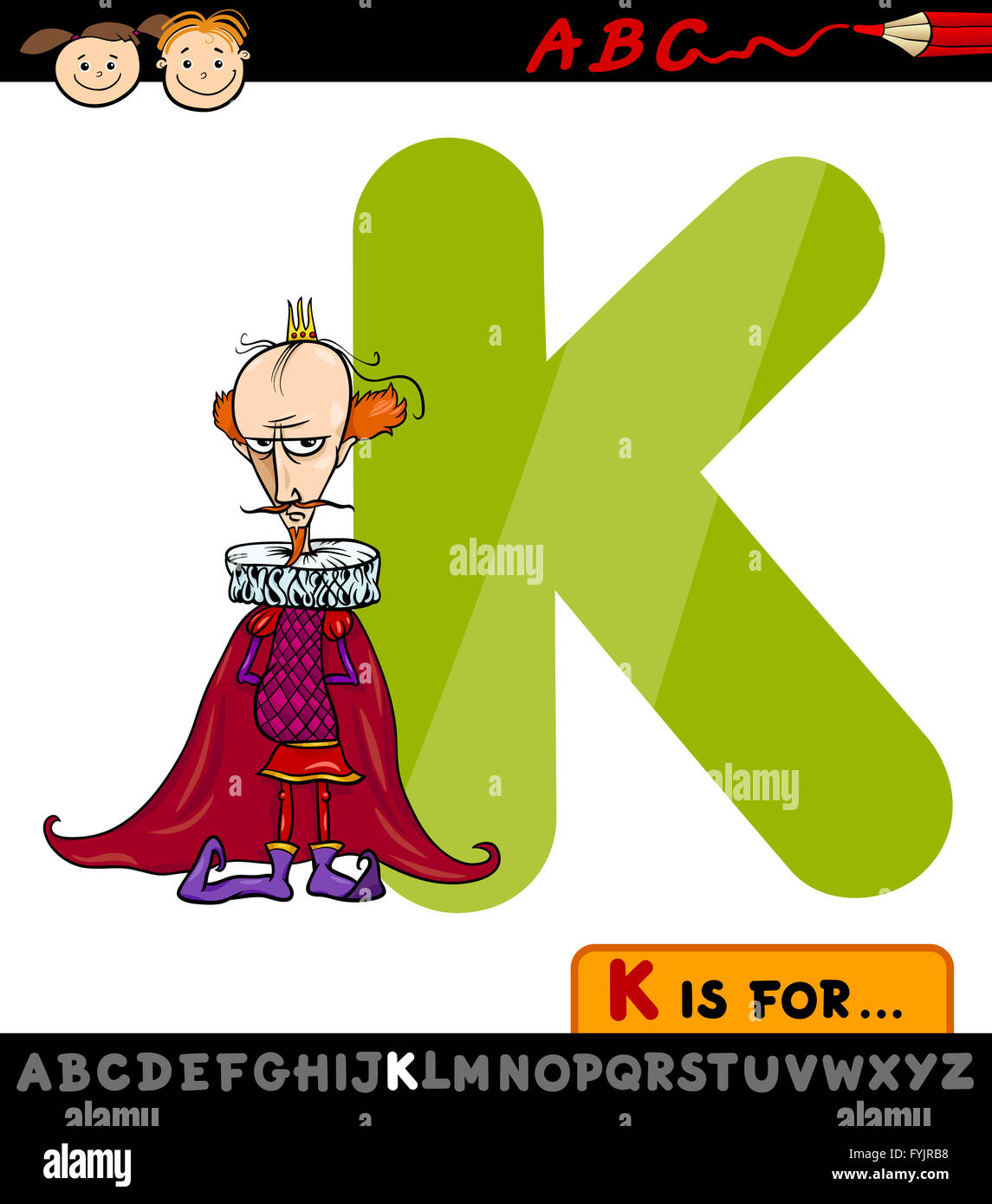 Cartoon Letter K High Resolution Stock Photography and Images - Alamy