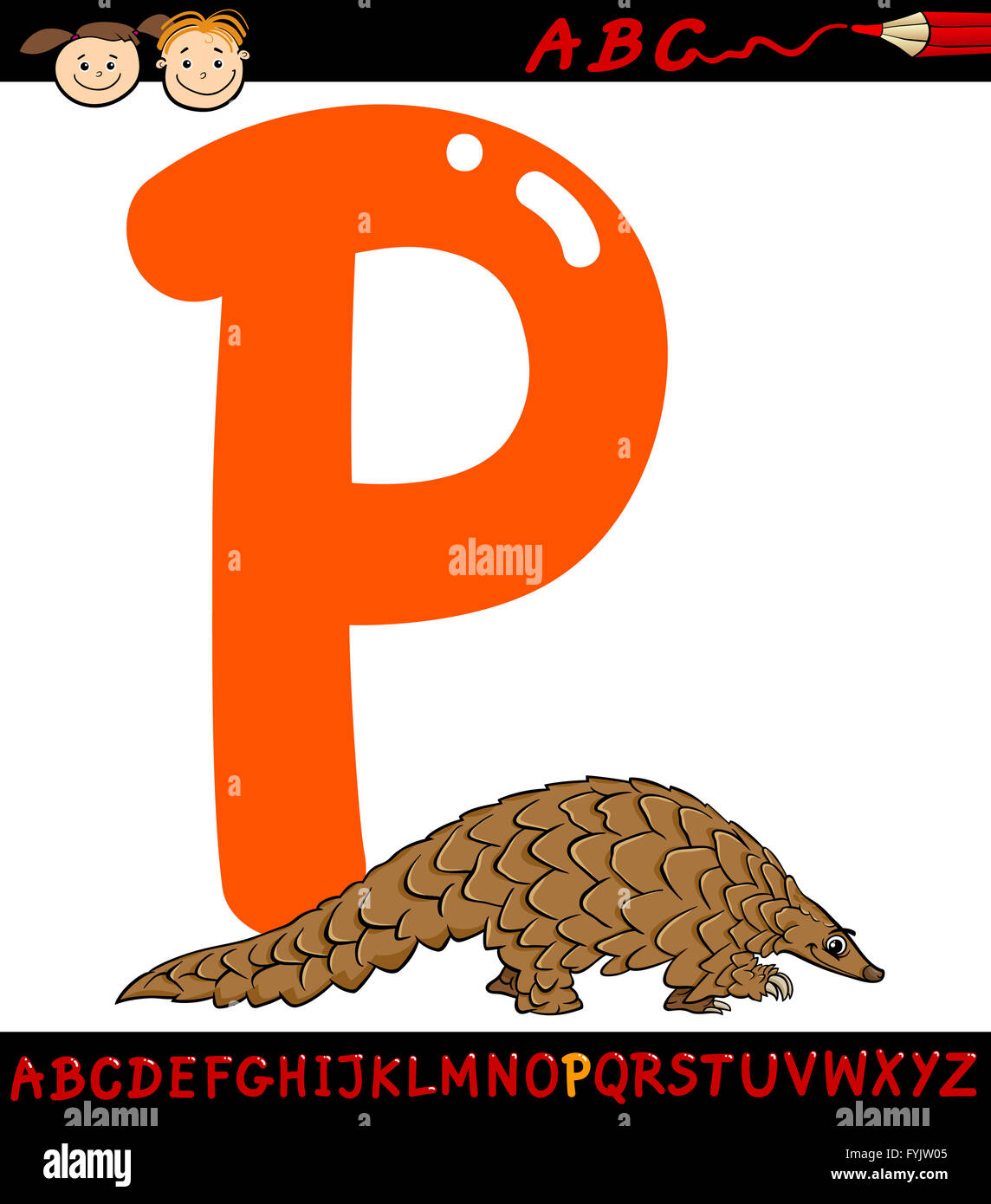 Cartoon Letter P Stock Photos & Cartoon Letter P Stock Images - Alamy