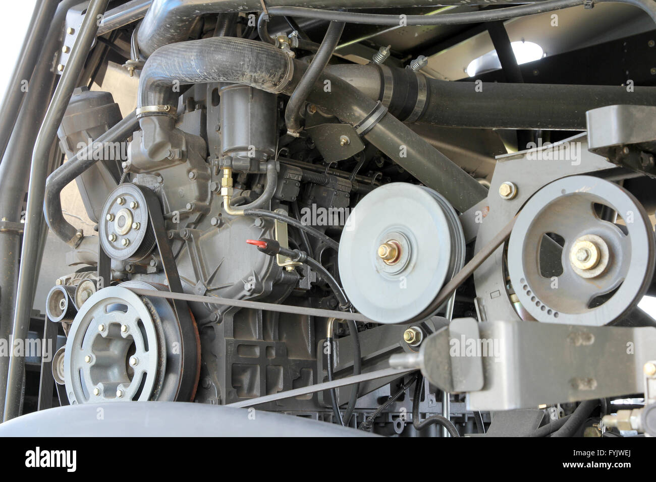 New engine tractor Stock Photo - Alamy