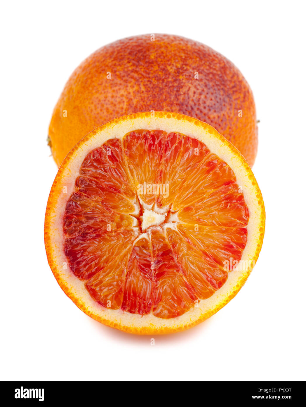 Bloody red oranges fruits Stock Photo - Alamy