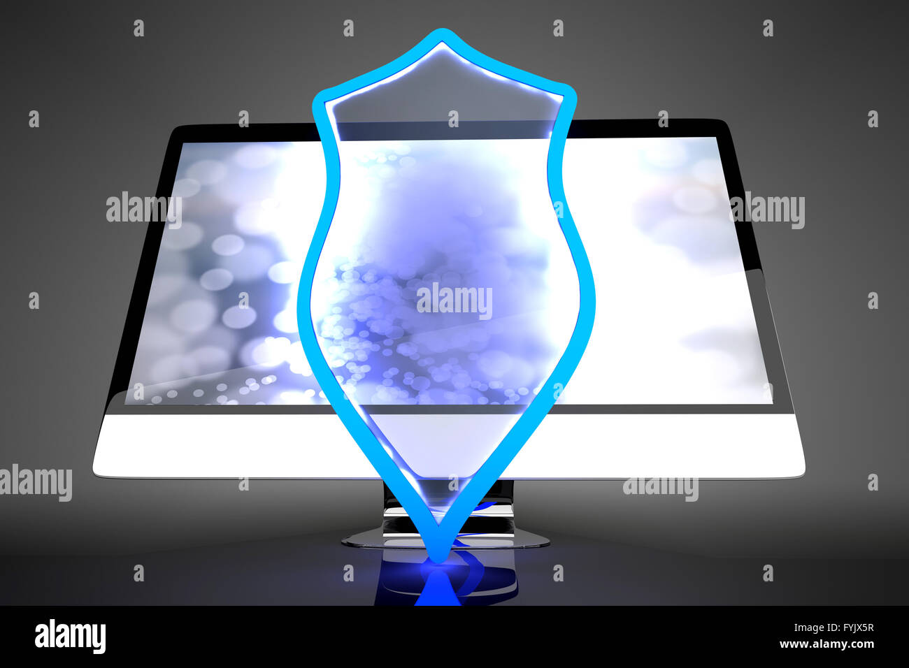 A protected and shielded all in one computer Stock Photo - Alamy