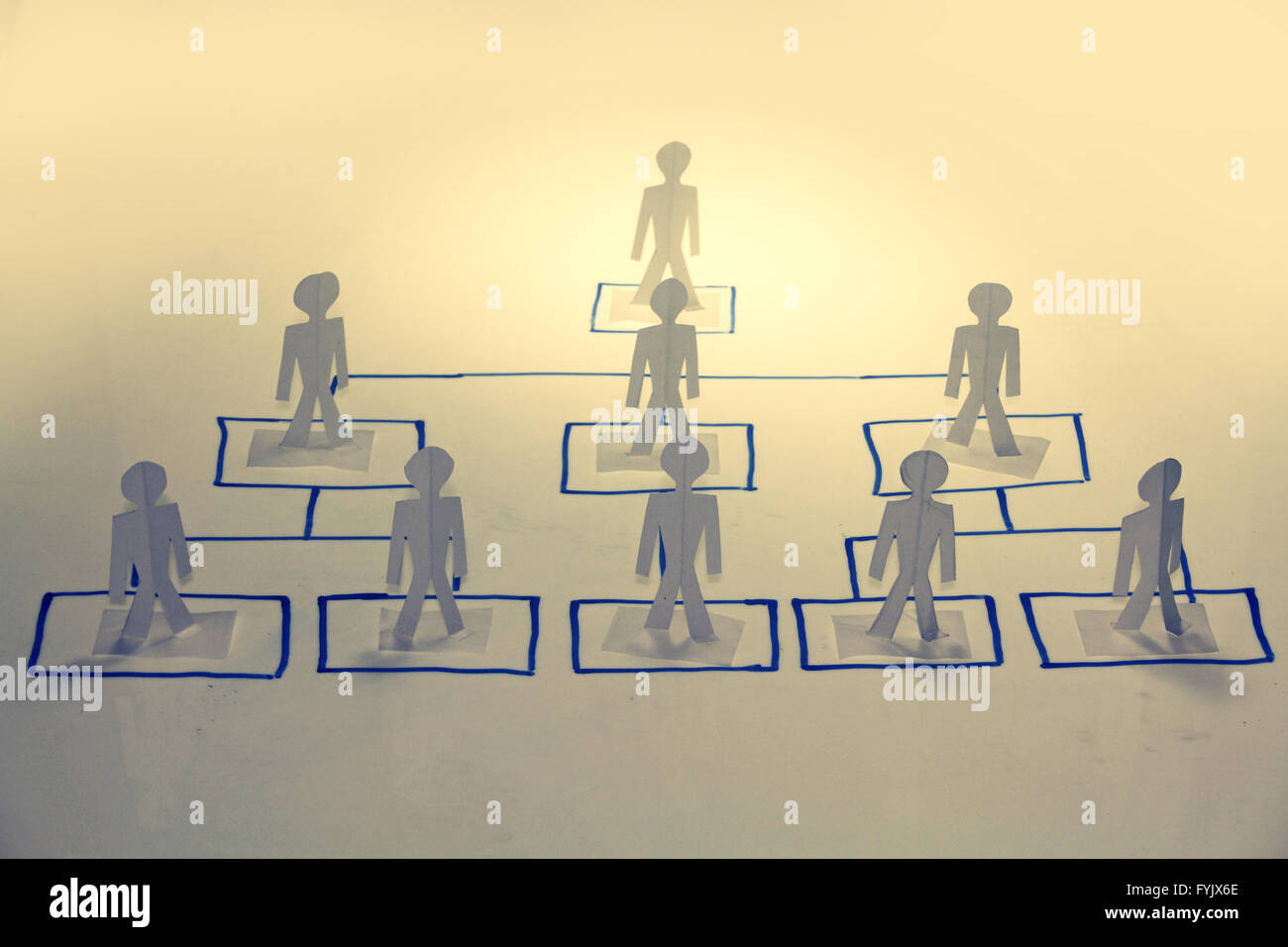 Business Organization Chart, Concept Stock Photo - Alamy