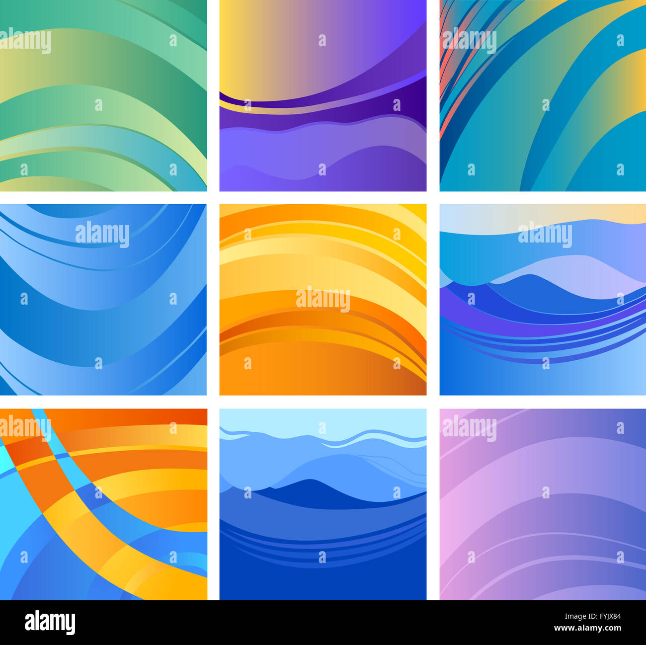 background abstract design set Stock Photo - Alamy