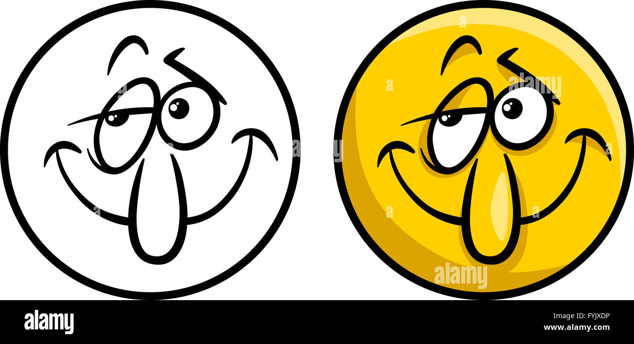 character face cartoon illustration Stock Photo - Alamy