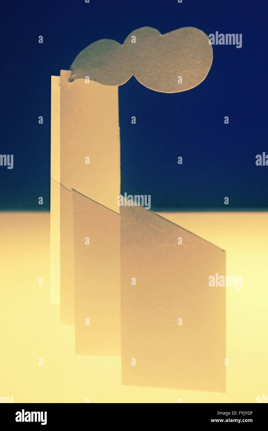 Factory Paper Cut out Stock Photo - Alamy