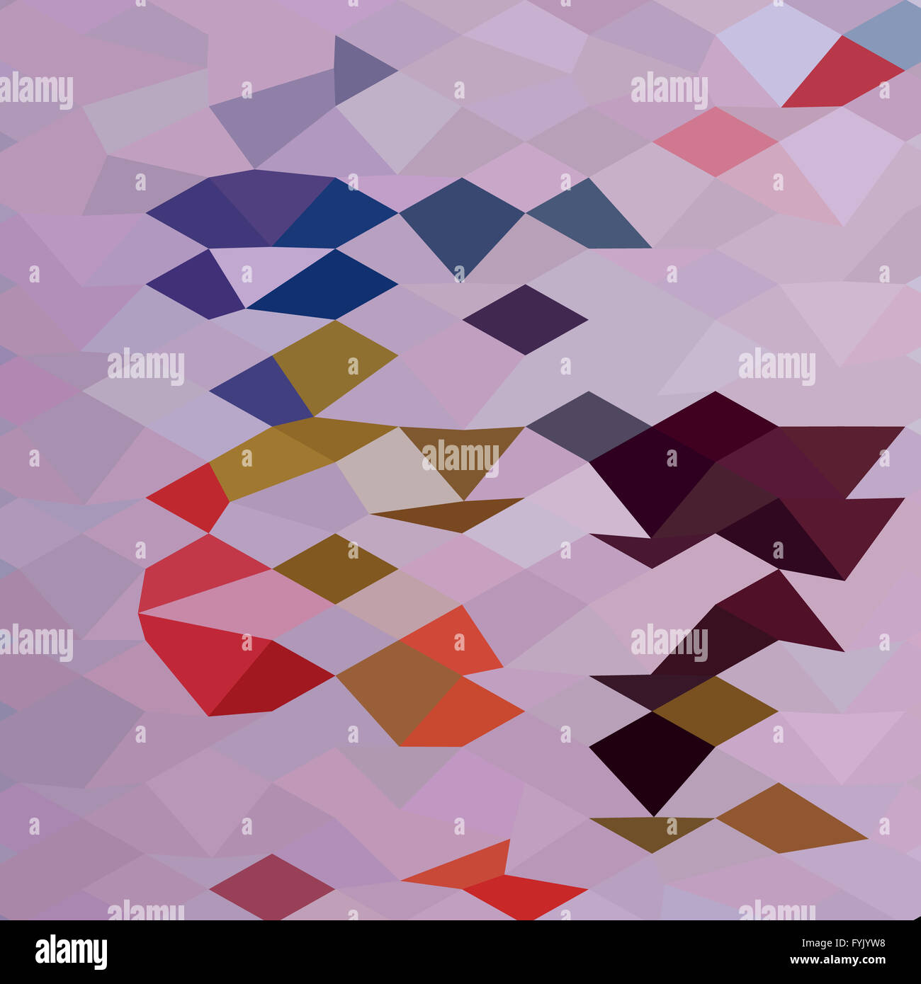 Clown Abstract Low Polygon Background Stock Photo - Alamy