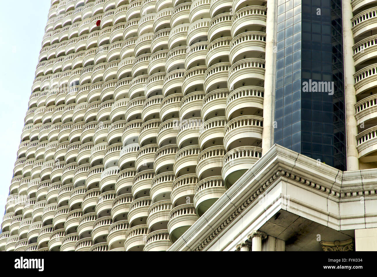bangkok terrace thailand office palaces building line skyscraper Stock ...
