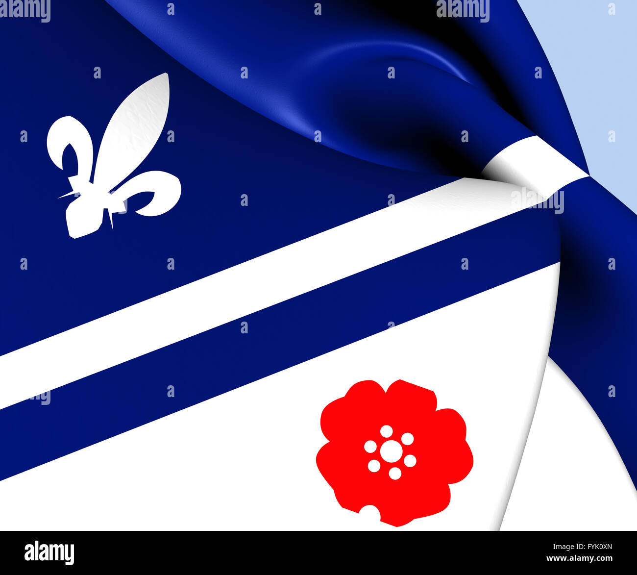 Franco albertans flag hi-res stock photography and images - Alamy