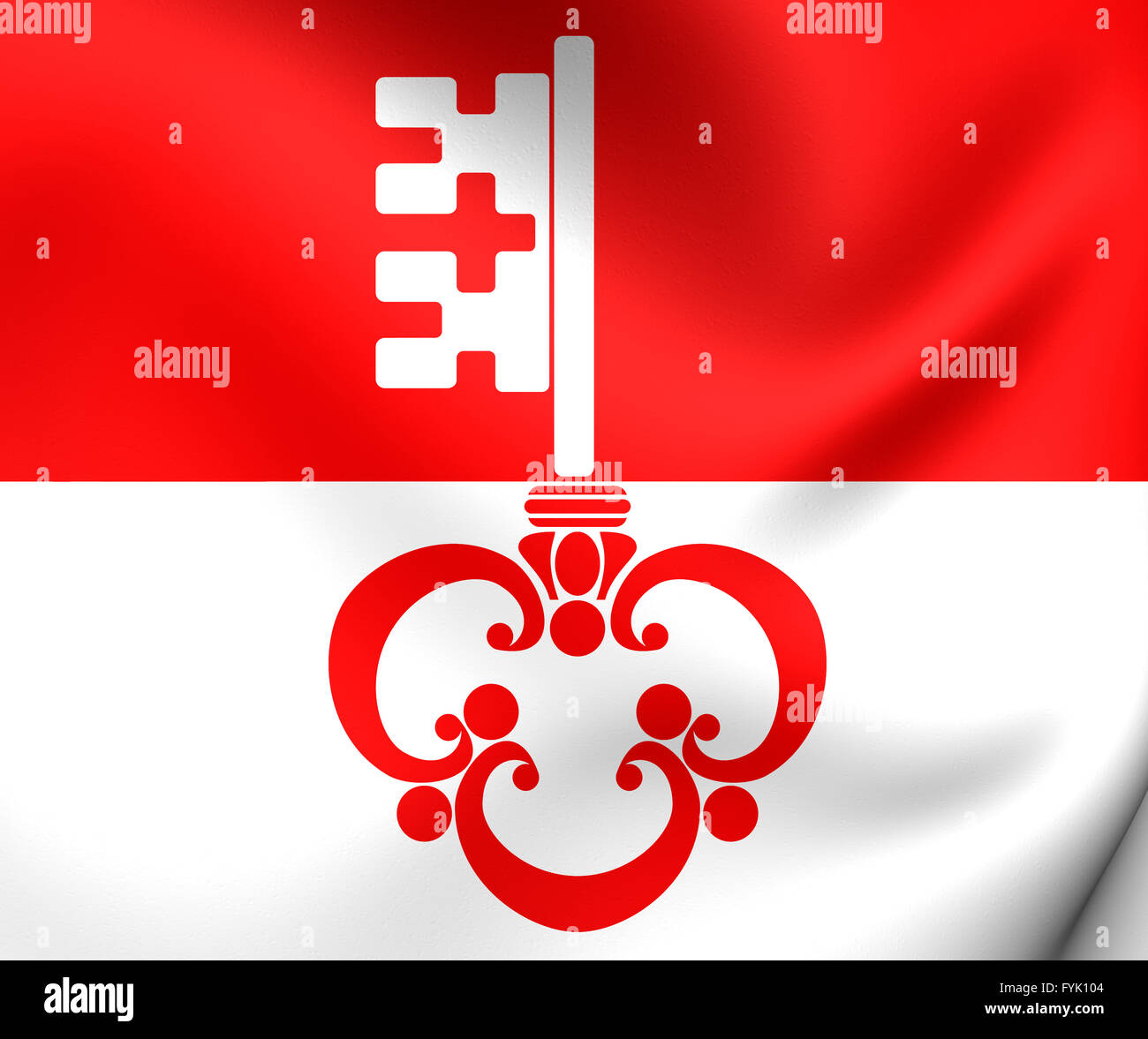 Flag of Obwalden Stock Photo - Alamy