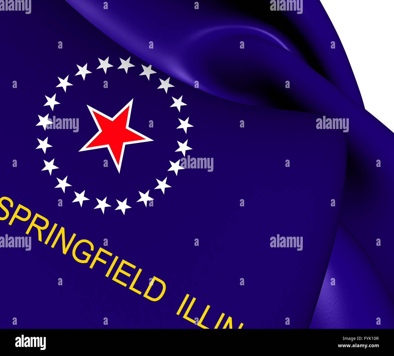 Flag of springfield hi-res stock photography and images - Alamy